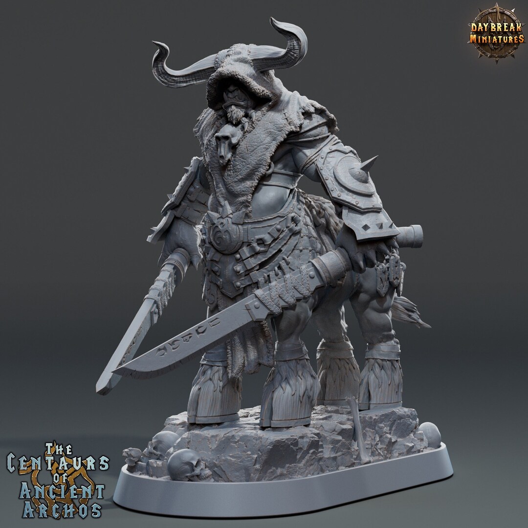 D&D Half Orc Centaur Rogue RPG Model Ferezs Castor by Daybreak ...