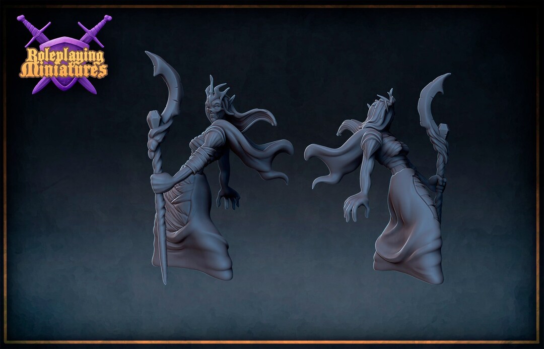 D&D Ancient Female Lich RPG Model Lich Queen Roleplaying Miniatures - Etsy