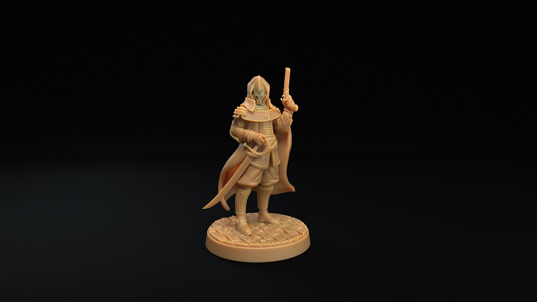 D&D Masked Elf Gunslinger / Rogue RPG Model Astral Elf Gunslinger by ...