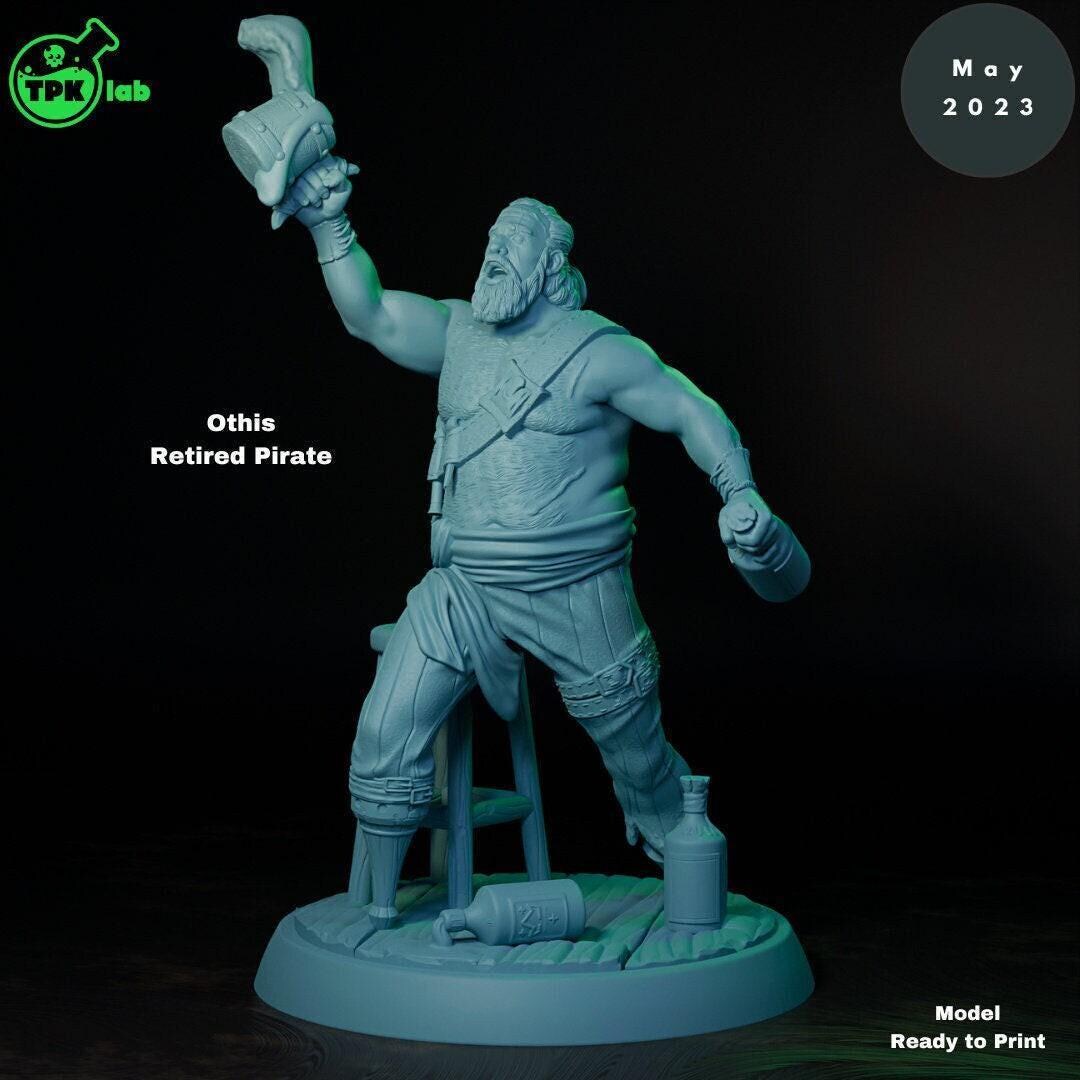 D&D Retired Pirate (he's Been on the Sauce) | RPG Model | Othis ...
