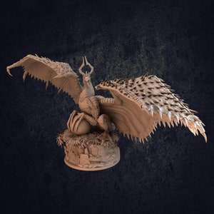 D&D Nature Dragon Mother RPG Model Northern Dragoose by - Etsy