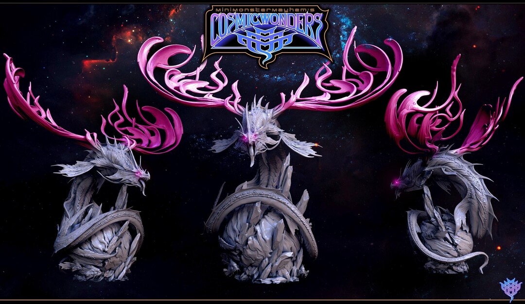D&D Solar / Star Dragon | RPG Model | Celestial Dragon by Mini Monster ...