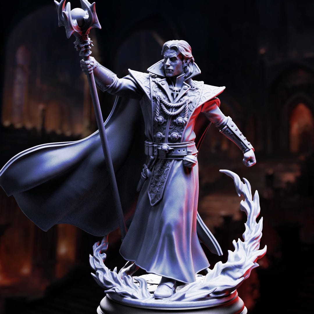 D&D Vampire Blood Mage Warlock | RPG Model | Renard the Black Hearted ...