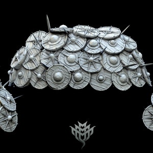 D&D Greek / Viking Shield Wall Shield Wall by Mini Monster Mayhem - Etsy