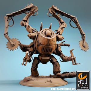 D&D Warforged Cutter | RPG Model | Great Cutter by Rescale Miniatures ...