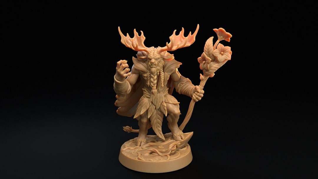 D&D Fey Forrest Druid | RPG Model | Forestfolk Druid | by Dragon ...