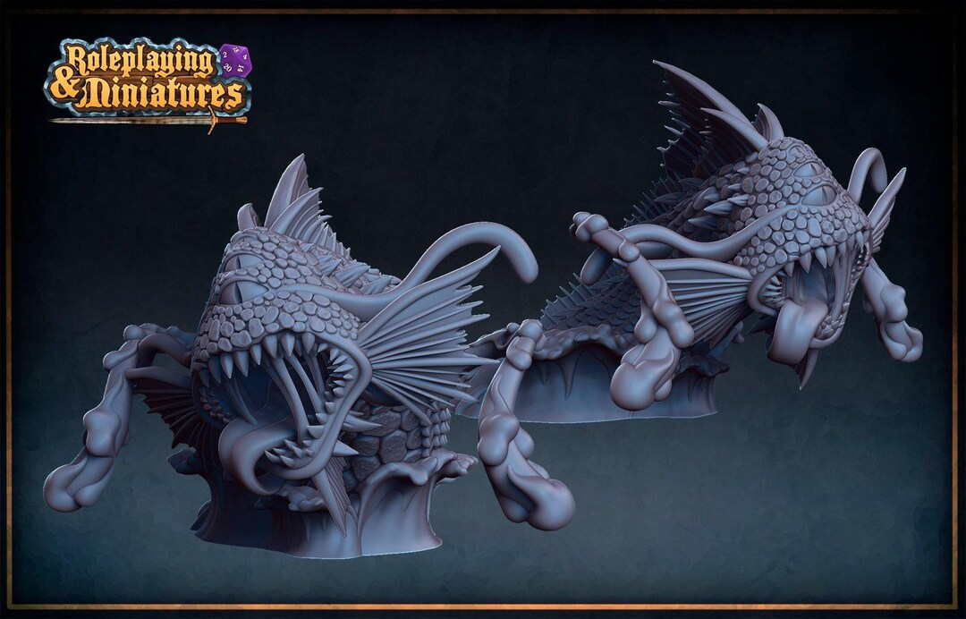 D&D Aboleth RPG Model Aboleth Slime Lord by Roleplaying Miniatures - Etsy