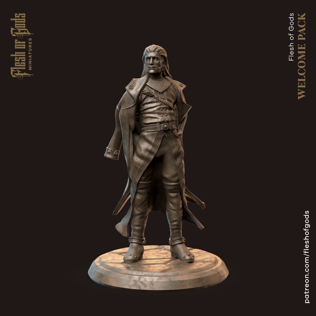 D&D Rogue / NPC / Pathfinder Miniature RPG Model Gandill the Calm by ...