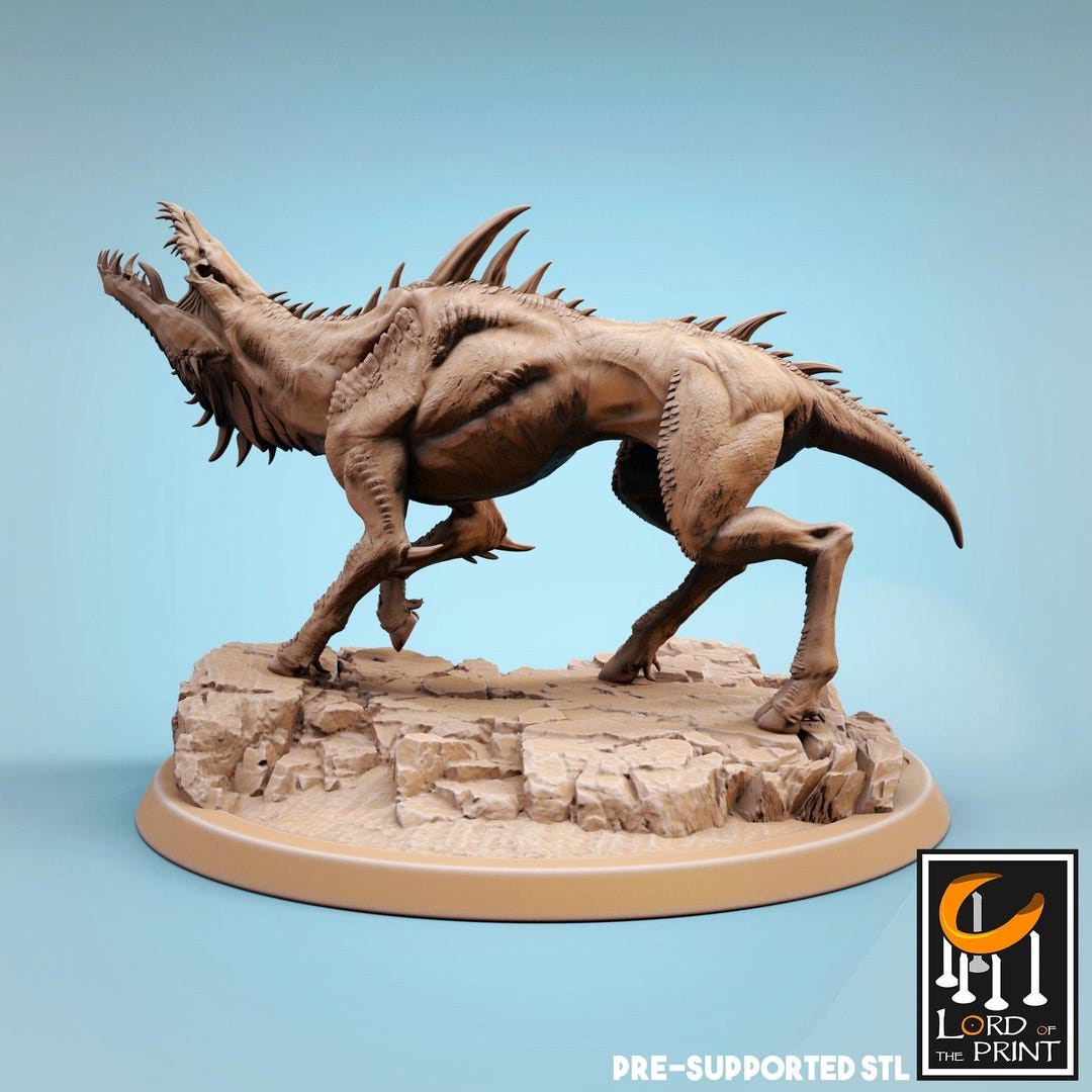 D&D Demon Dogs | RPG Model | Infernum Dogs by Rescale Miniatures - Etsy