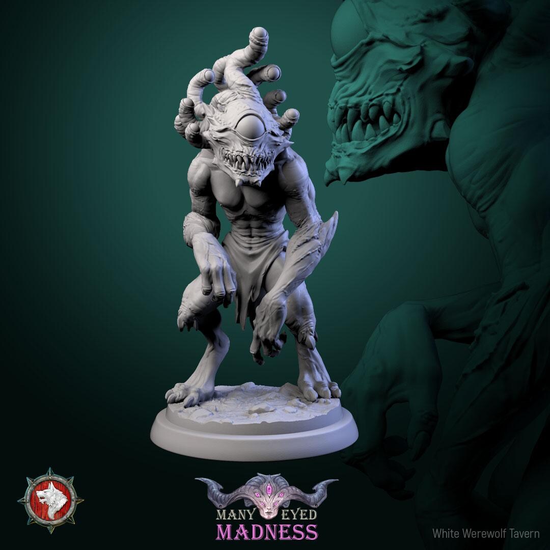 D&D Zombie Beholder Hybrid | RPG Model | Morhpeye V1 by White Werewolf ...