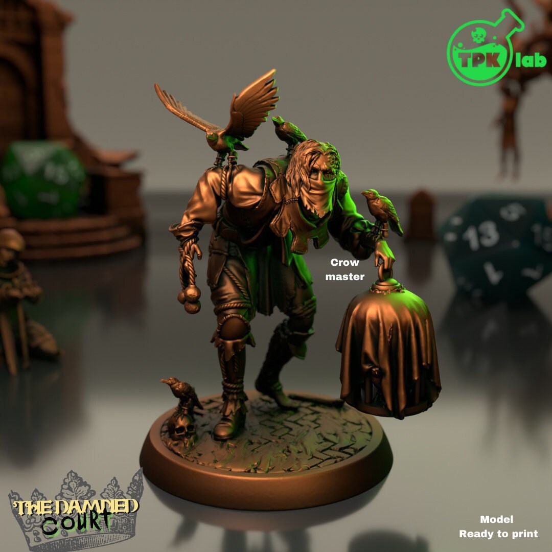 D&D Crow Master Rogue RPG Model by TPK LAB - Etsy