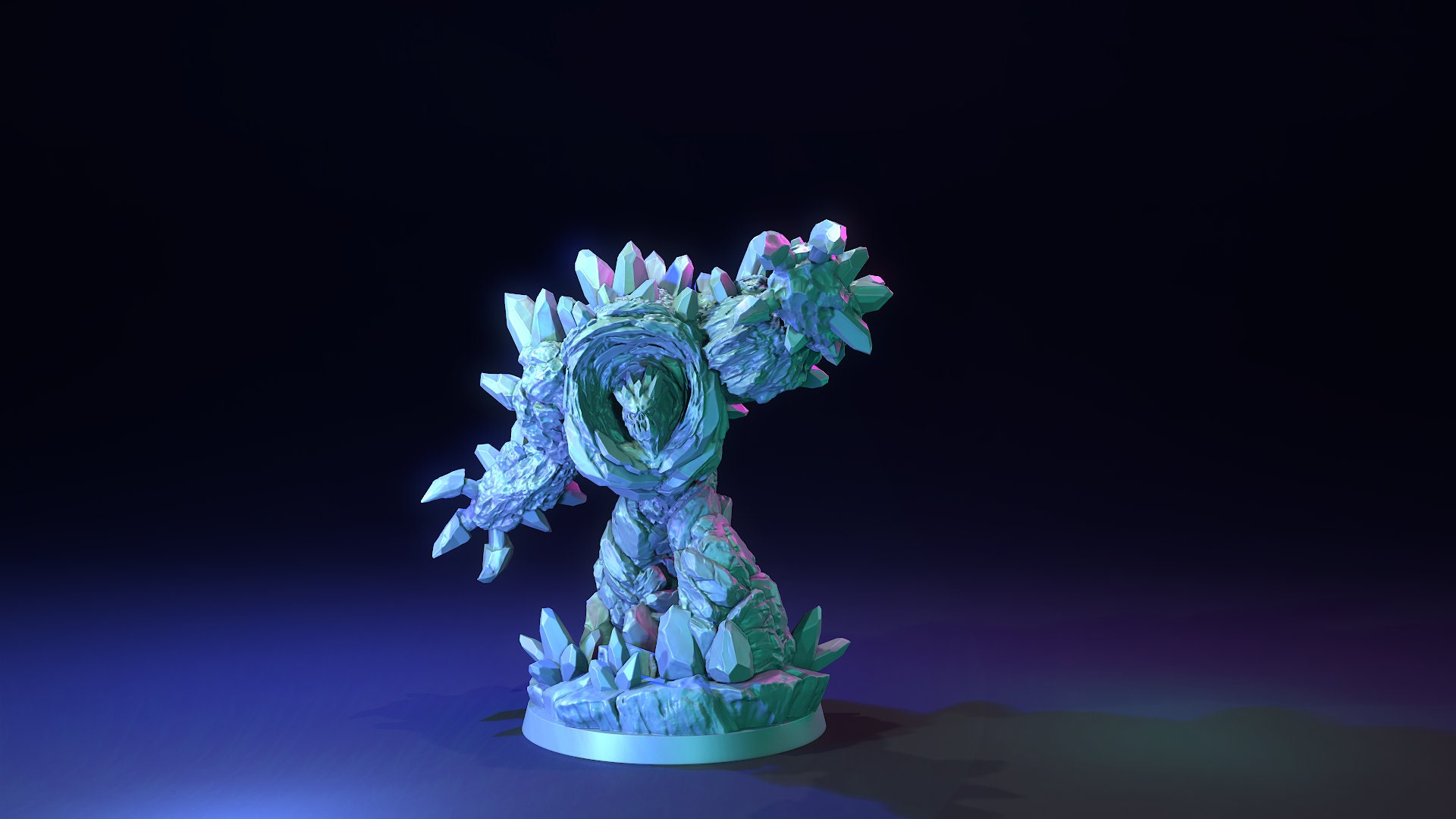 D&D Ice Elemental RPG Model by Dragon Trappers Lodge | Etsy