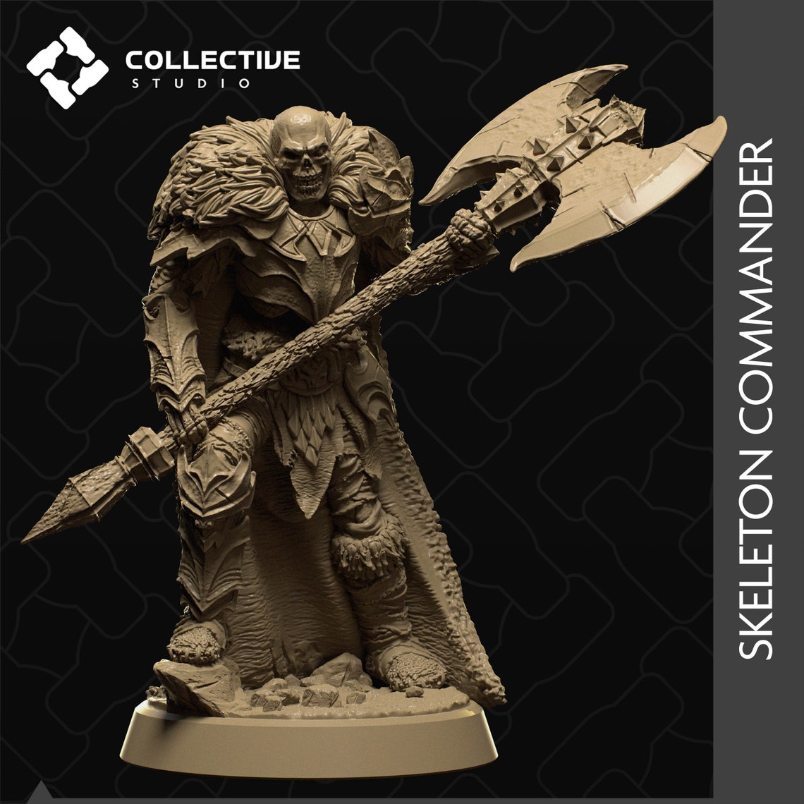 D&D Skeleton Commander RPG Model Skeleton Commander by - Etsy