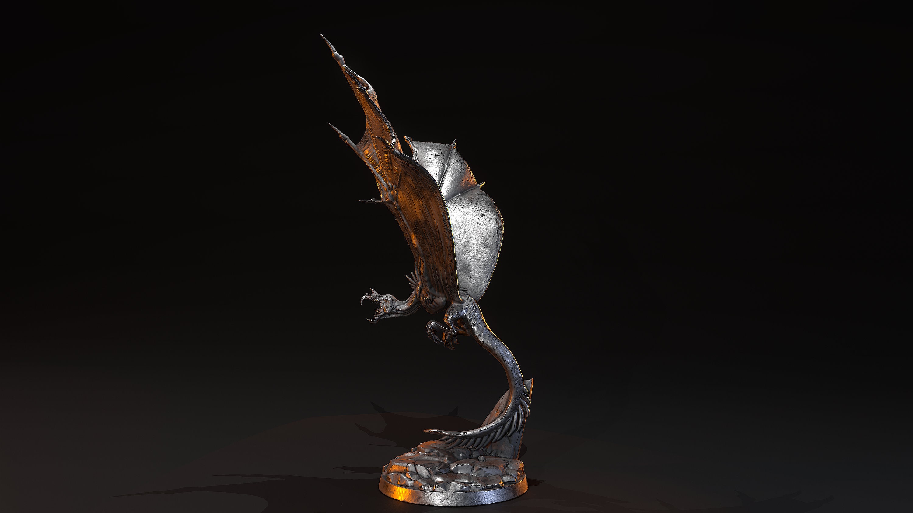 D&D Bat / Cloaker RPG Model Wasteland Bats by Dragon | Etsy