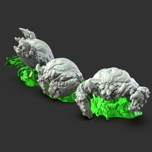 D&D Slime Crabs RPG Model Slime Crabs by Printed Obsession - Etsy