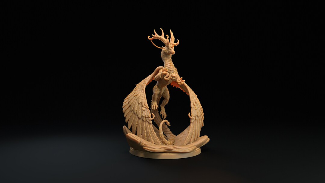 D&D Ancient Fey Dragon RPG Model Xatherium the Living Spellbook Dragon ...