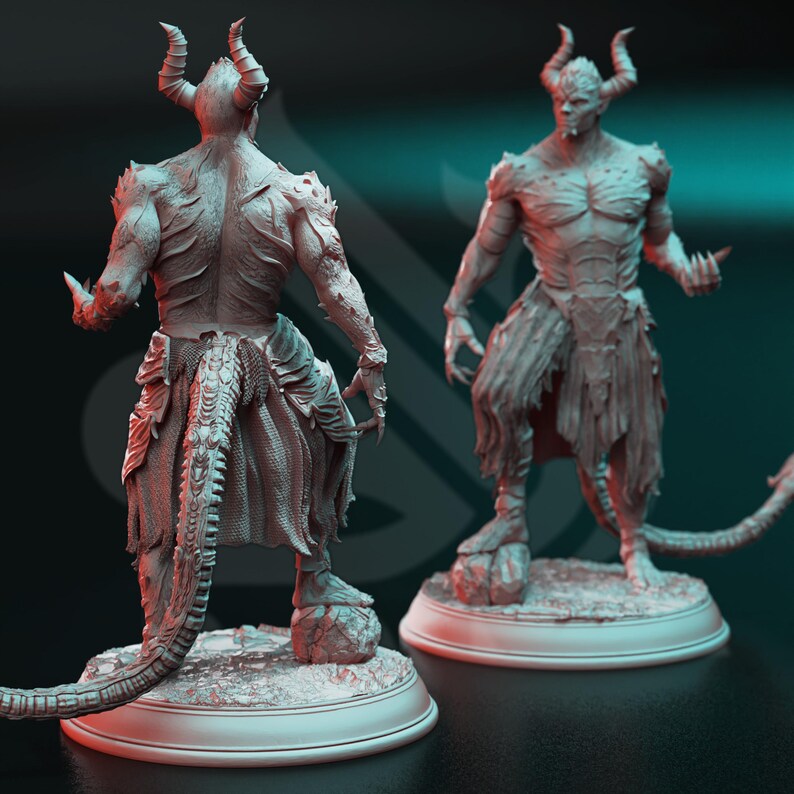D&D Handsome Sly Devil / Tiefling | RPG Model | the Converted ...