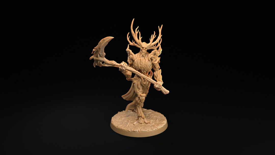 D&D Nature Reaper With Scythe RPG Model Dark Wardens Scythes by Dragon ...