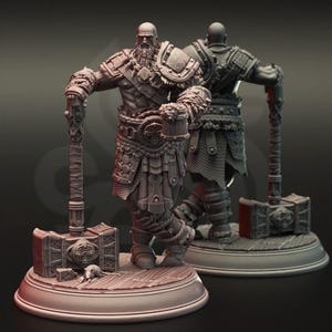 D&D Goliath Barbarian With Rat Familiar | RPG Model | Froth the ...