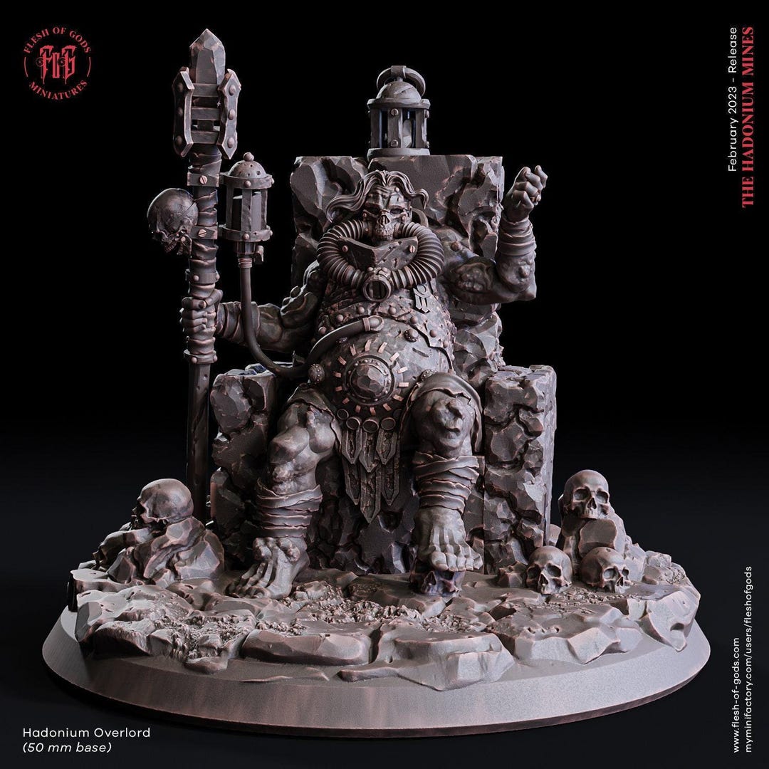 D&D Plague Overlord | RPG Model | Hadonium Overlord | by Flesh of Gods ...