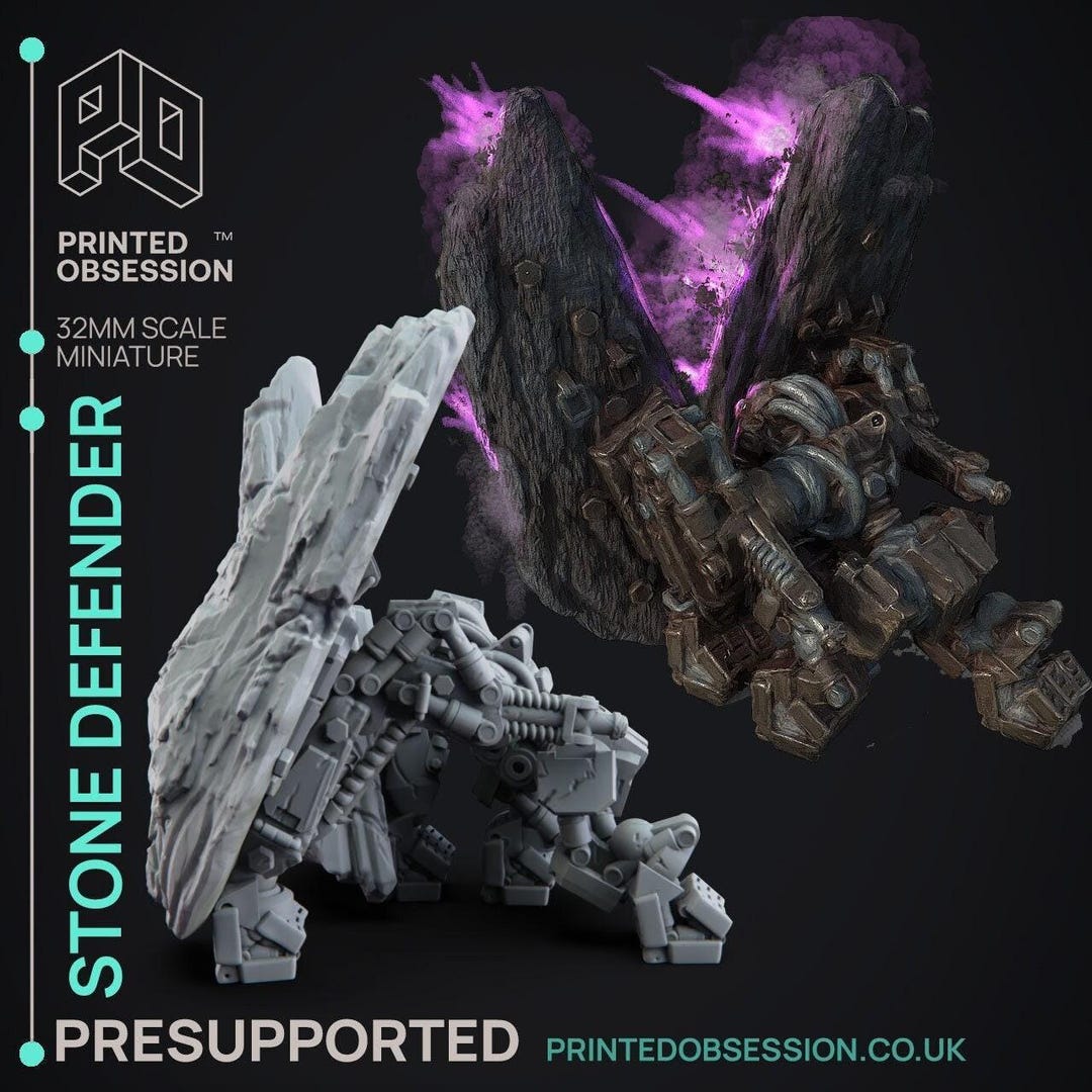 D&D Stone War Machine | RPG Model | Stone Defender | by Printed ...