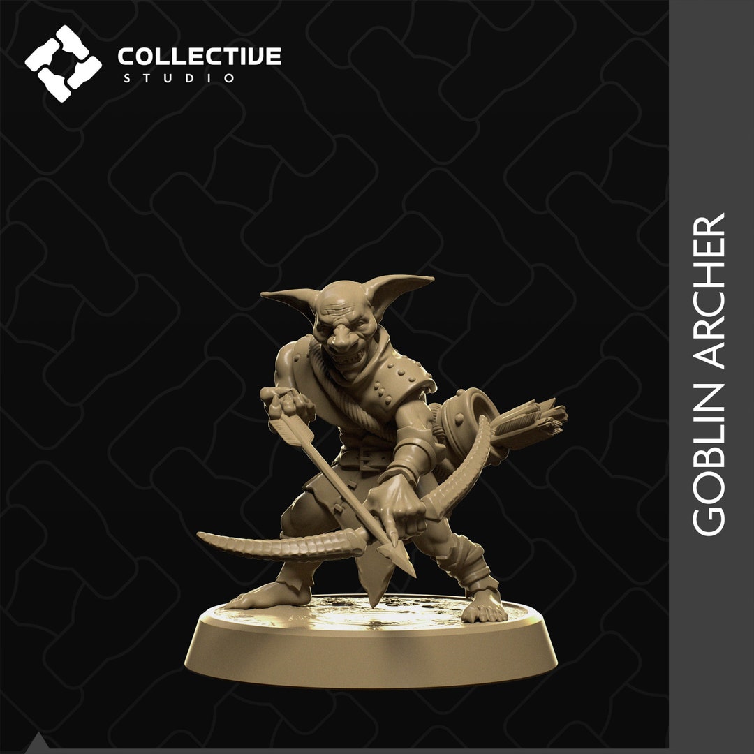 D&D Goblin Ranger RPG Model Goblin Archer by Collective - Etsy