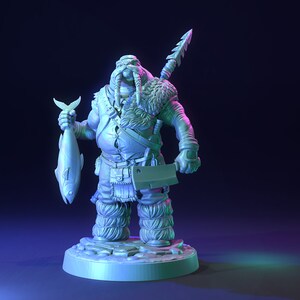 D&D Walrus / Humanoid RPG Model Walrus Man by Dragon | Etsy