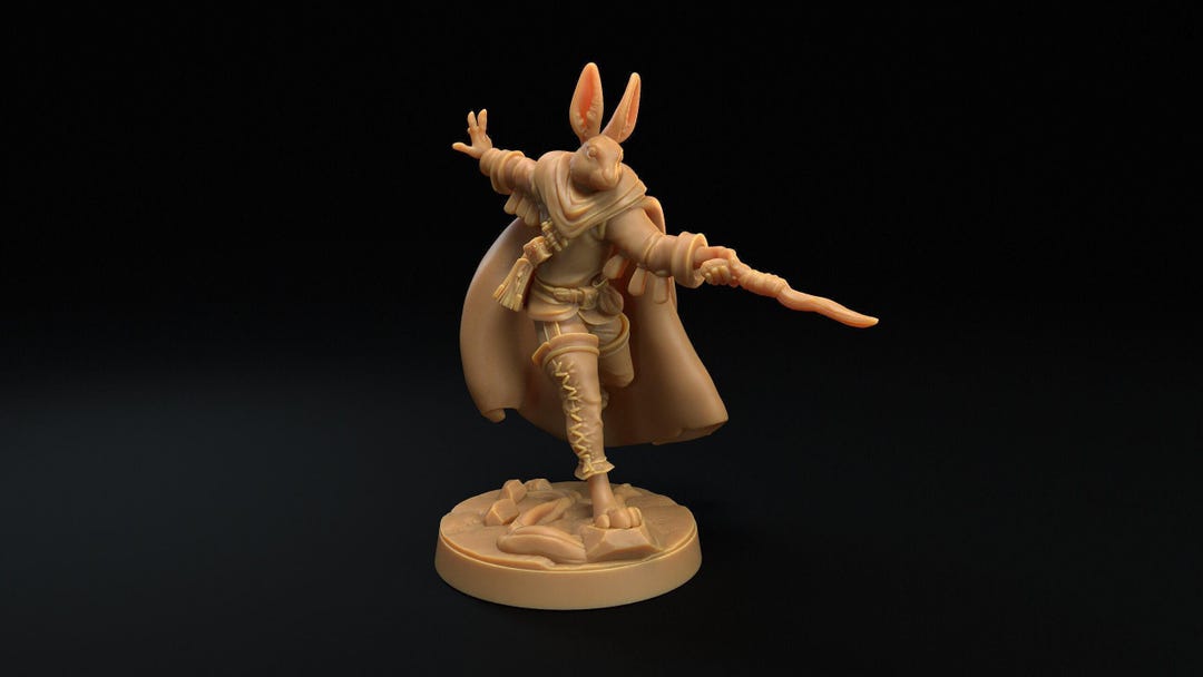 D&D Fey Rabbit Folk Hero | RPG Model | Harengon Hero | by Dragon ...
