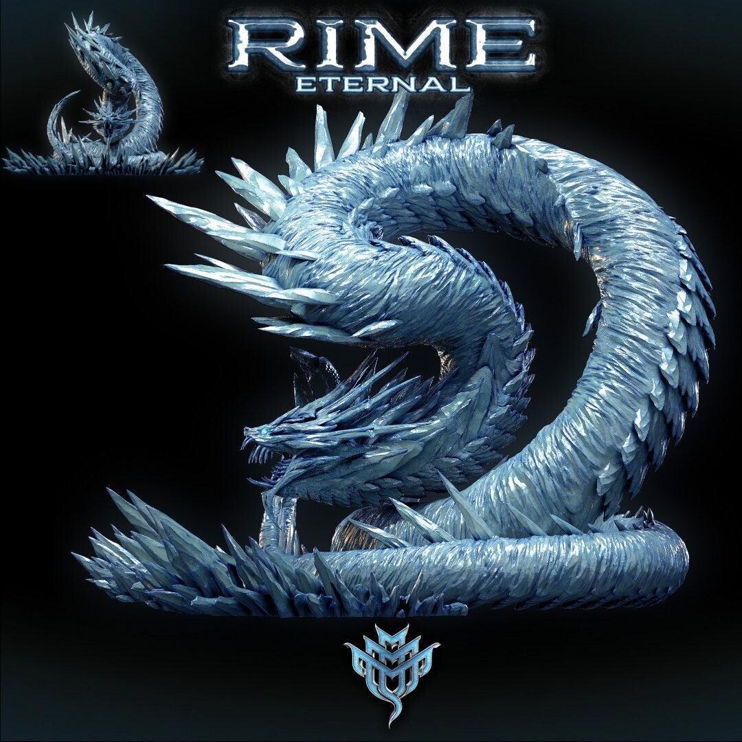 D&D Ancient Ice Serpent | RPG Model | Icebound Serpent | by Mini ...