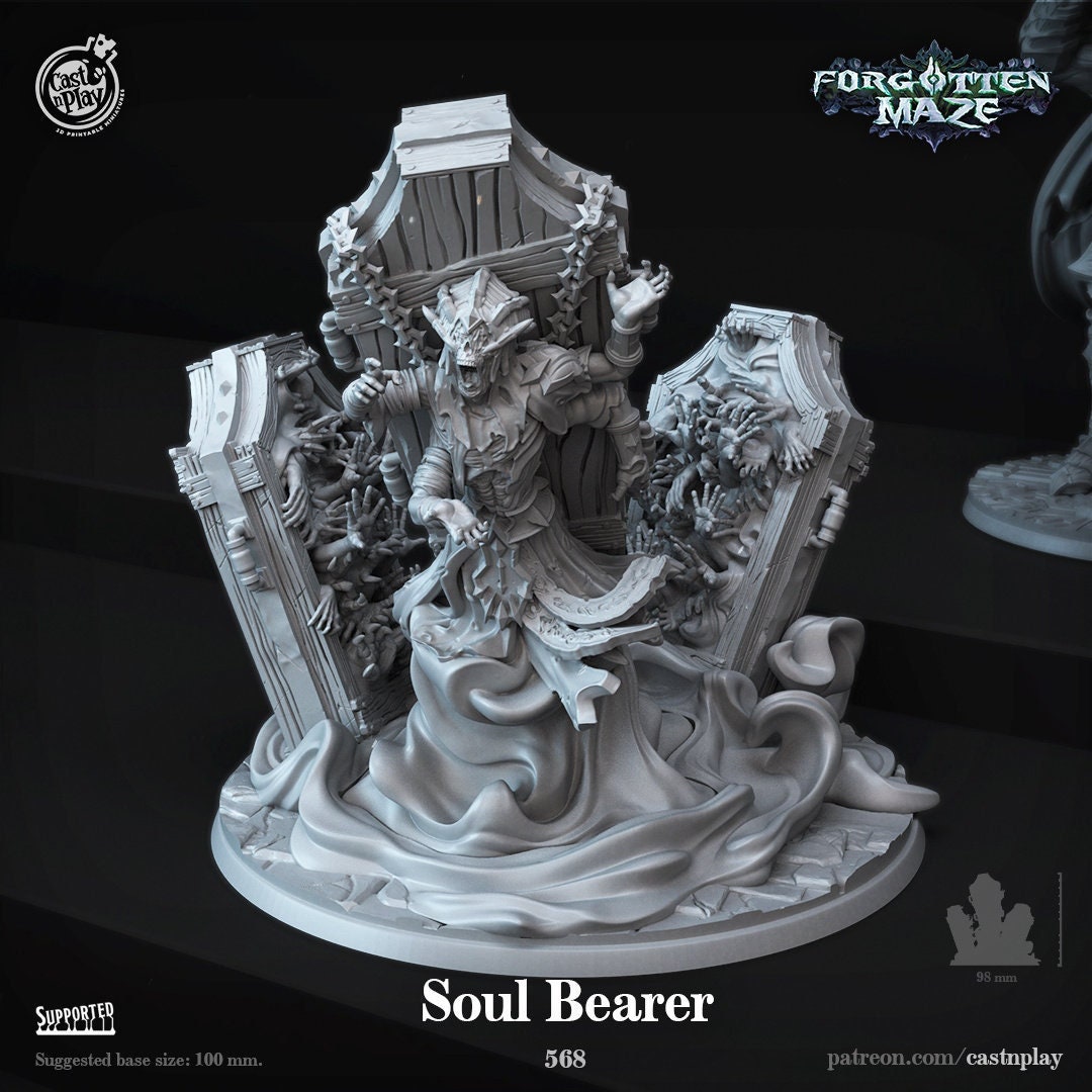 D&D Soul Bearer Necromancer RPG Model Soul Bearer by Cast N Play - Etsy