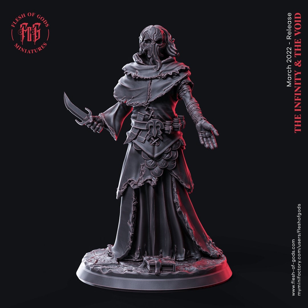 D&D Eldritch Cultist / Dragon Priest RPG Model Ancient One Cultist by ...