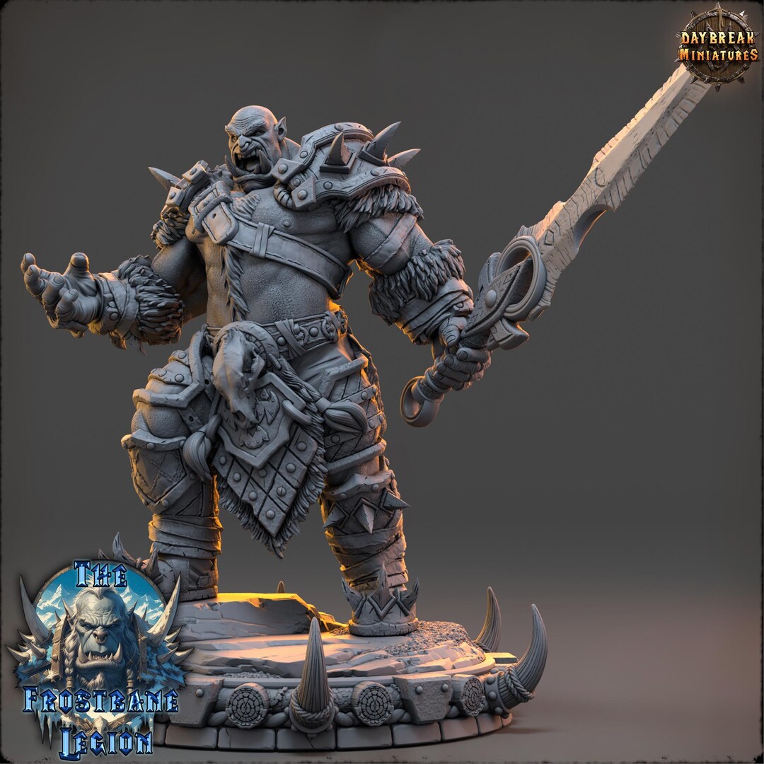 D&D Orc Bloodlust Champion Fighter | RPG Model | Hrothvar the Silent ...