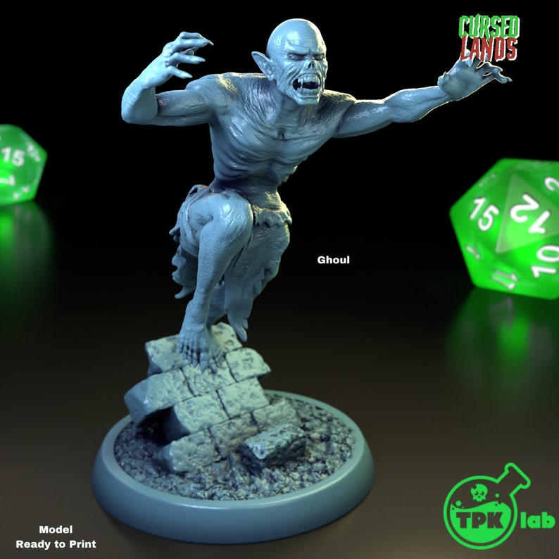 D&D Ghouls 3 Pack RPG Model by TPK LAB - Etsy