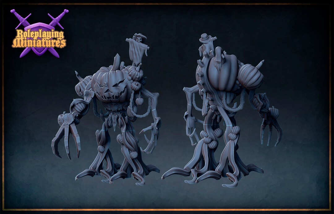 D&D Pumpkin Abomination Monster RPG Model Pumpkin Abomination ...