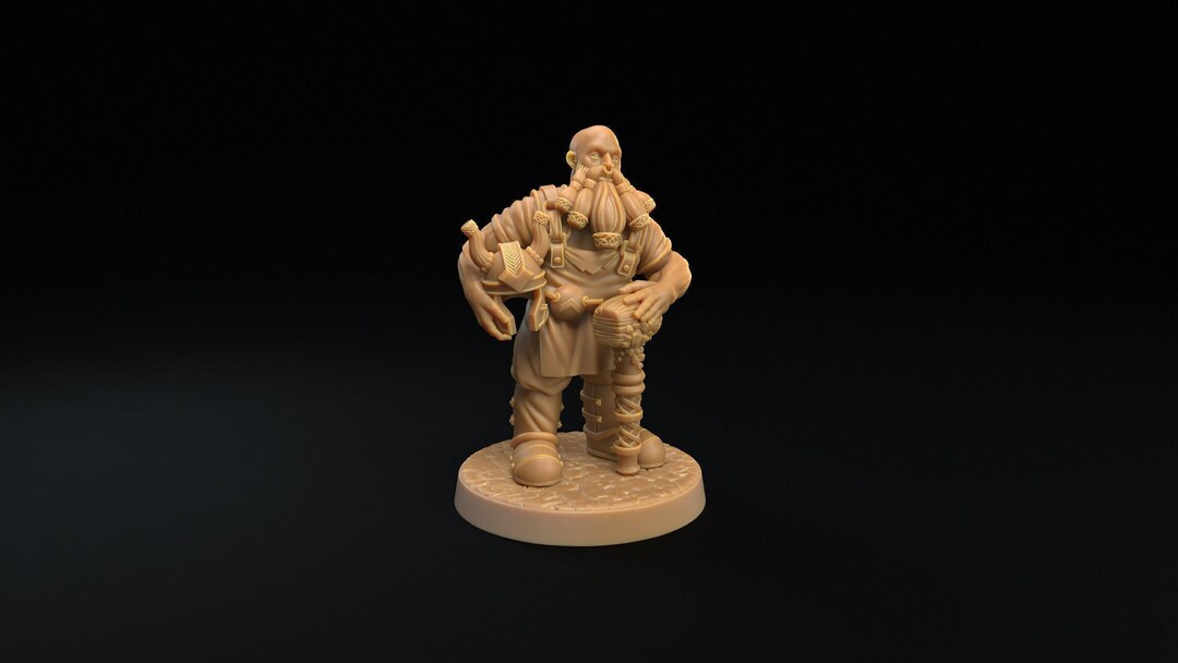 D&D Dwarf Craftsman | RPG Model | Sussor the Molten - Dwarf Form | by ...