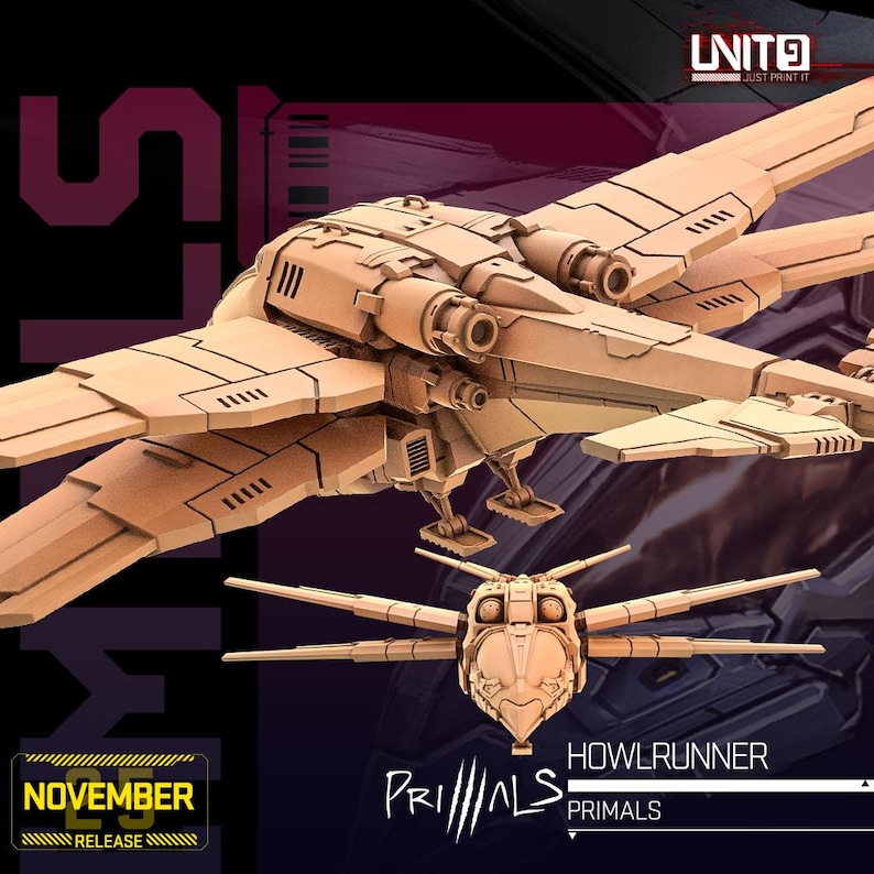 Cyberpunk Ornithopter Jet | RPG Model | Howlrunner by Unit9 - Etsy