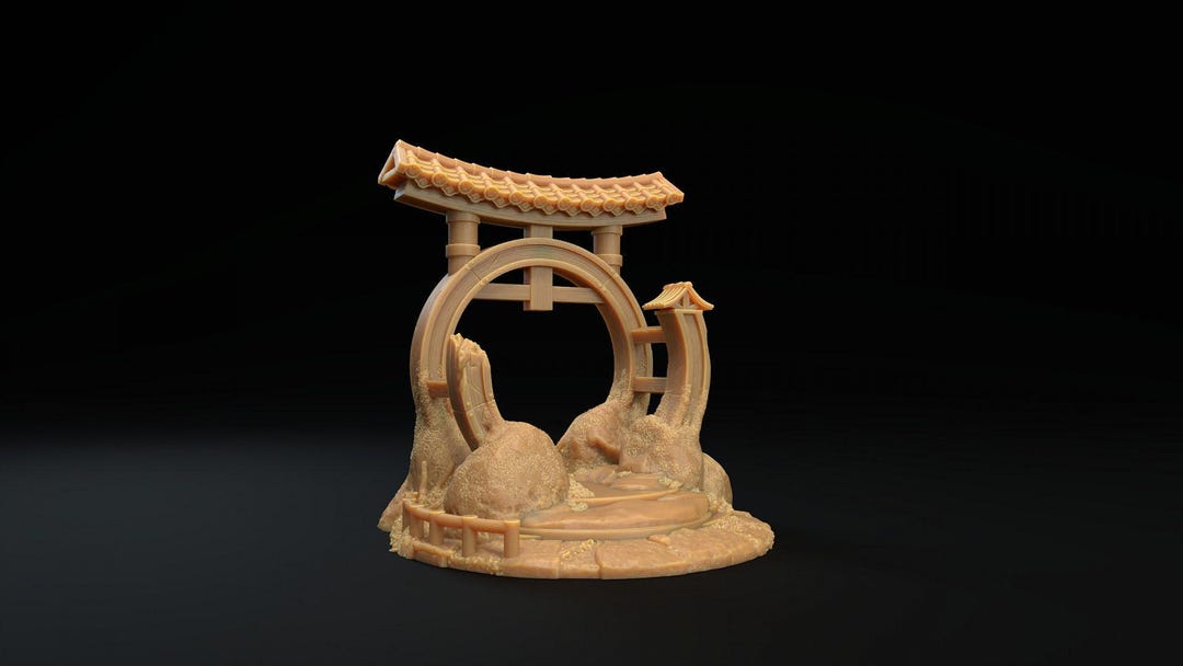 D&D Japanese Portal Gate | RPG Model | by Dragon Trappers Lodge - Etsy