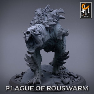 D&D Corrupted Rat Monsters RPG Model Rouswarm Ratfolk Rat Riders by ...