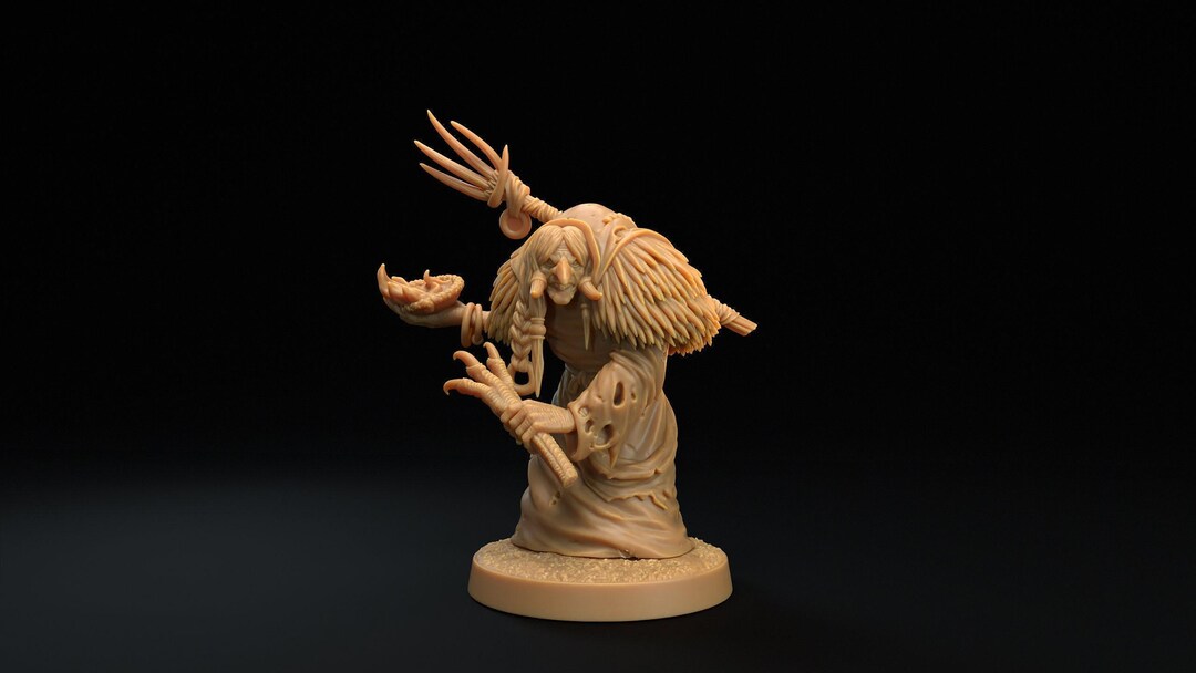 D&D Green Hag | RPG Model | Swamp Hag | by Dragon Trappers Lodge - Etsy