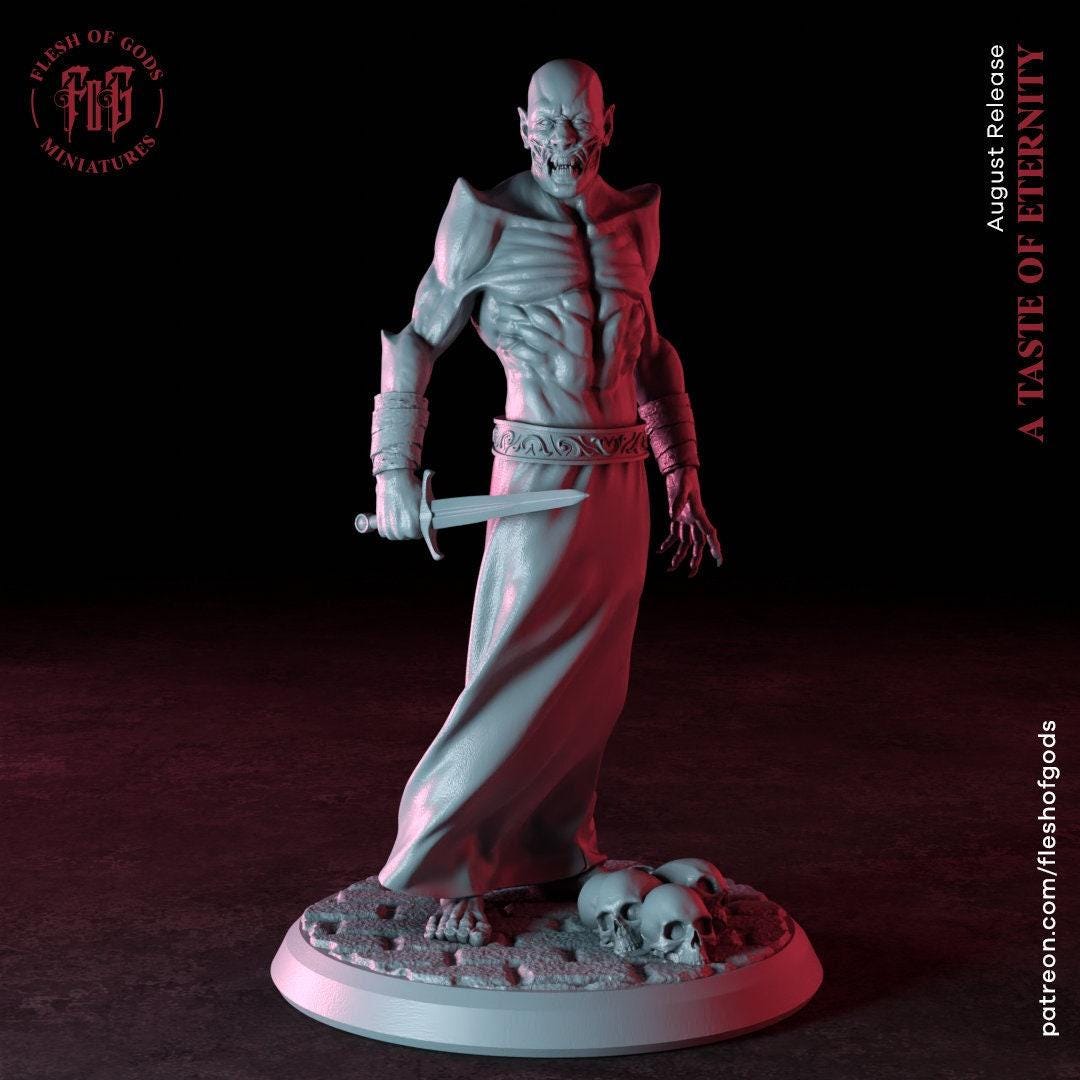 D&D Vampire Thrall / Cultist Lord RPG Model Vampire Spawn by Flesh of ...