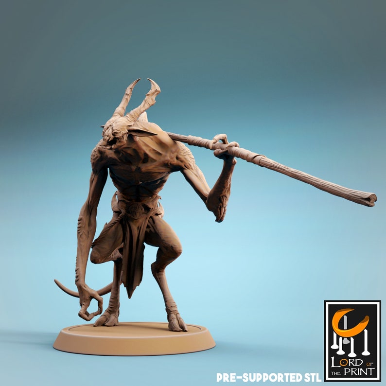 D&D Infernal Devil Soldier RPG Model Infernum Soldier by - Etsy