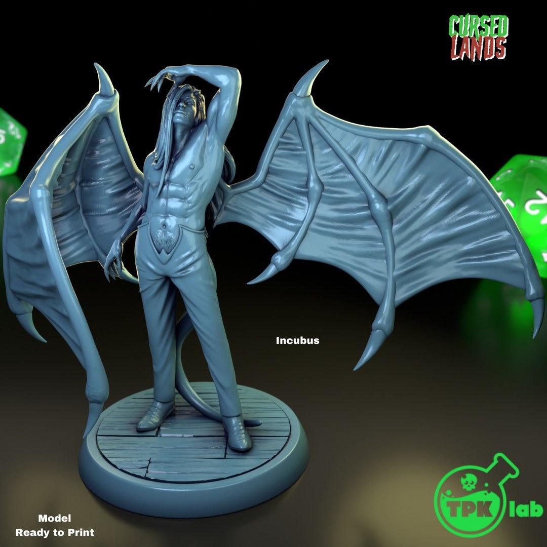 D&D Incubus RPG Model by TPK LAB - Etsy