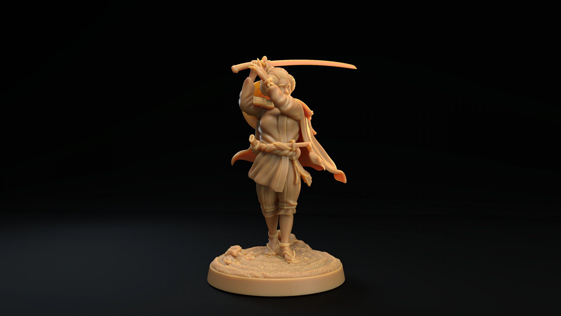 D&D Geisha Samurai Ronin 3 Pack RPG Model by Dragon - Etsy Australia