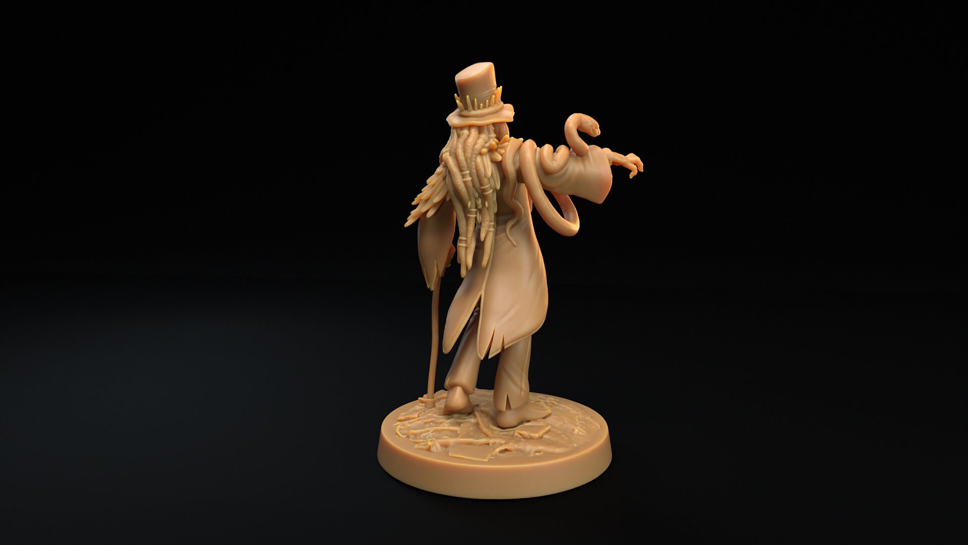 D&D Voodoo Skeleton Charmer RPG Model Voodoo Man by Dragon - Etsy