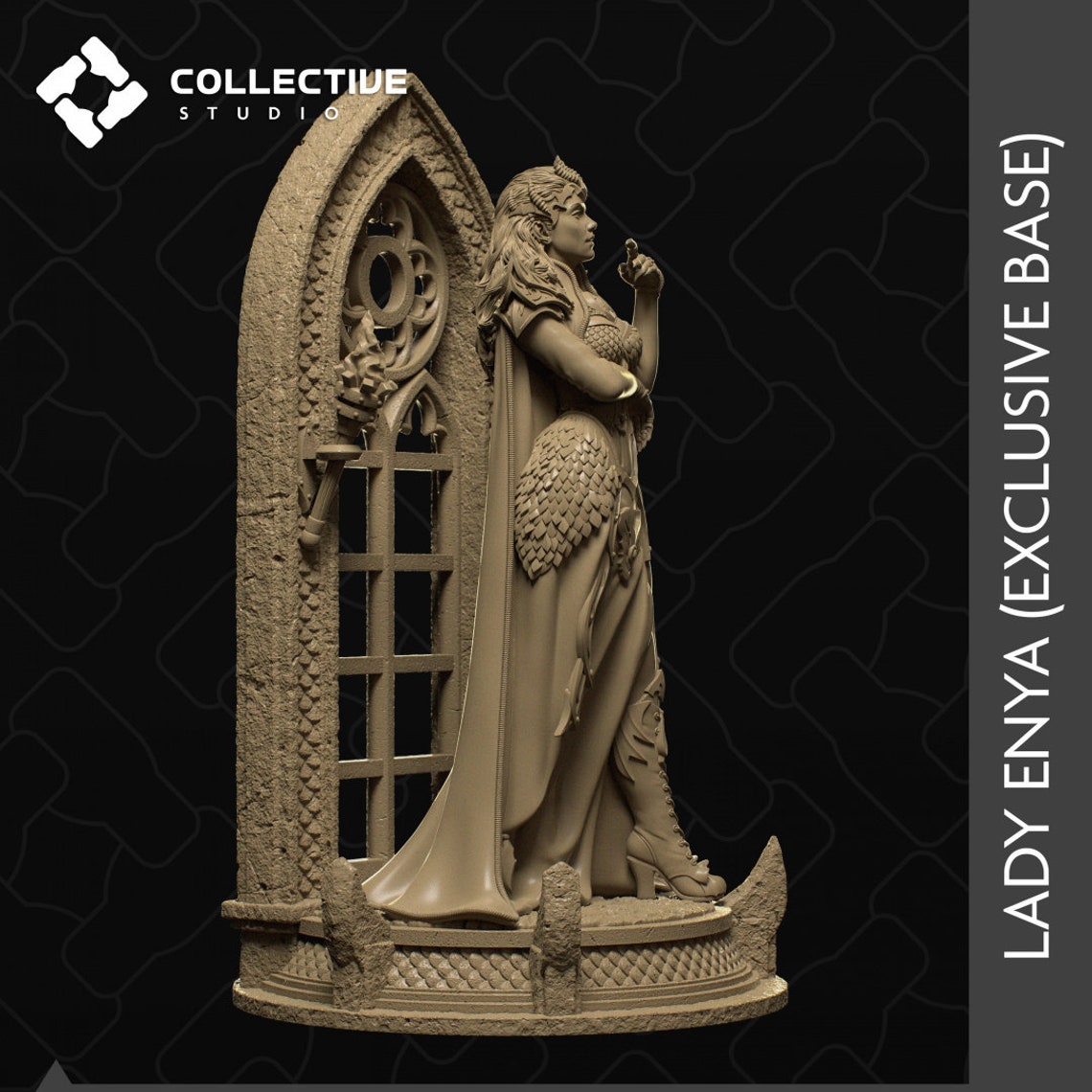 D&D Female Vampire Queen RPG Model Lady Enya Von Brandt - Etsy