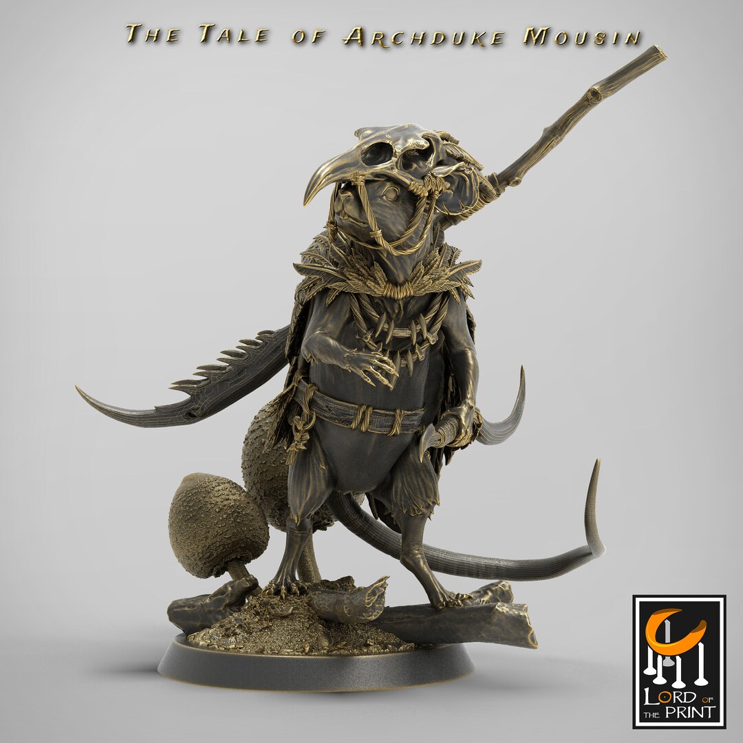 D&D Ratfolk Assassin / Rogue RPG Model Mouse Rogue by Rescale ...