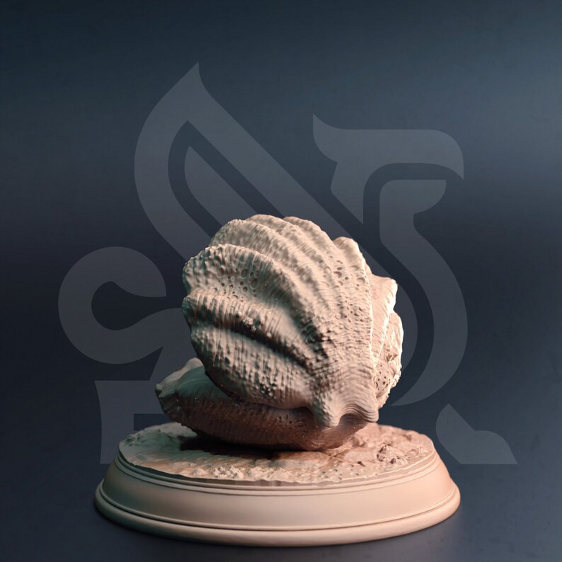 D&D Sea Mimics Shells RPG Model Shelldon Mimic Clam - Etsy