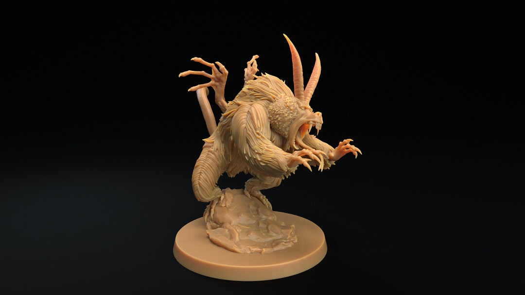 D&D Corrupted Monkey Demon RPG Model Nyovuu by Dragon Trappers Lodge - Etsy