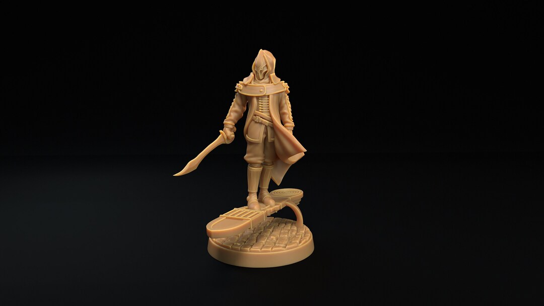 D&D Masked Elf Hoverboard Rogue RPG Model Astral Elf Surfer by Dragon ...