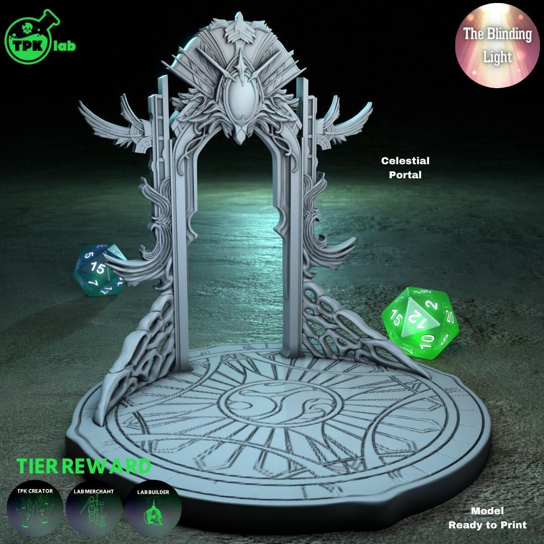 D&D Celestial Portal Scenery | RPG Model | Celestial Portal by TPK LAB ...